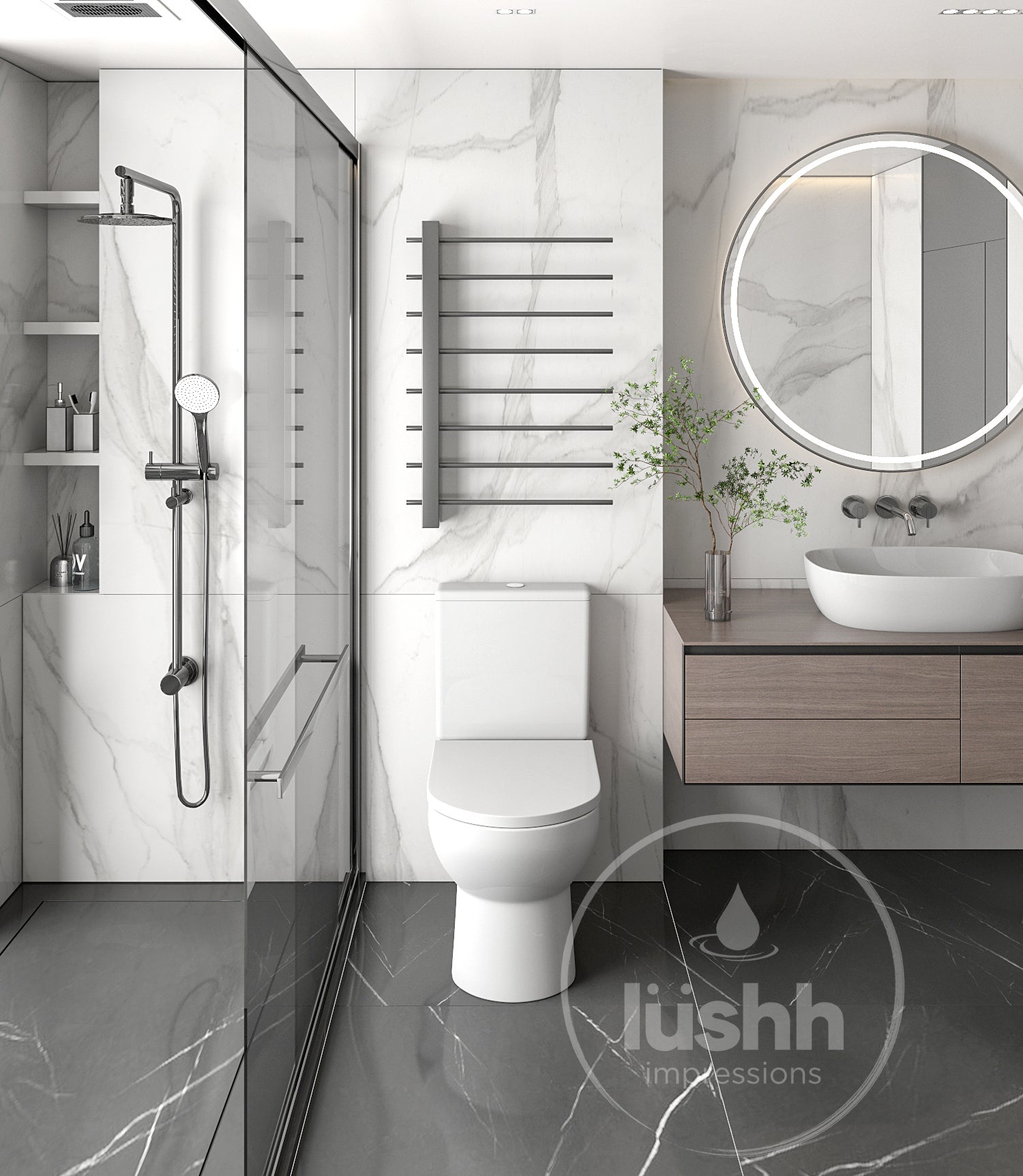 Lushh Maple Back To Wall Toilet Suite LS-MP-BTW-88