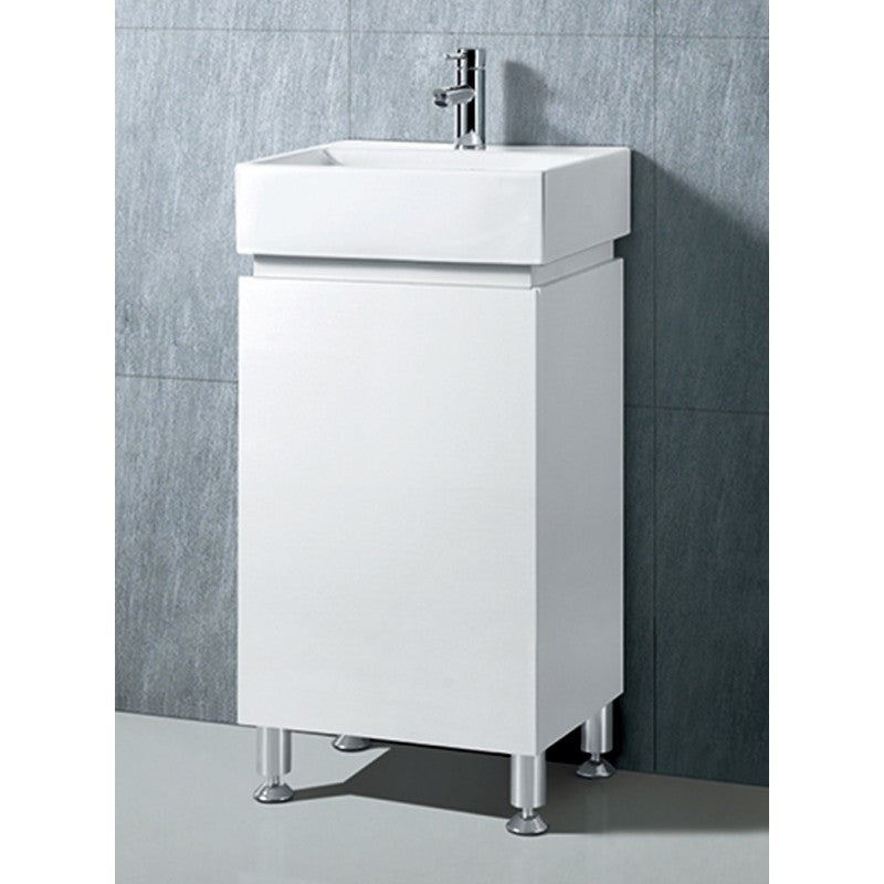 480 x 350mm PVC Ensuite Vanity Gloss White