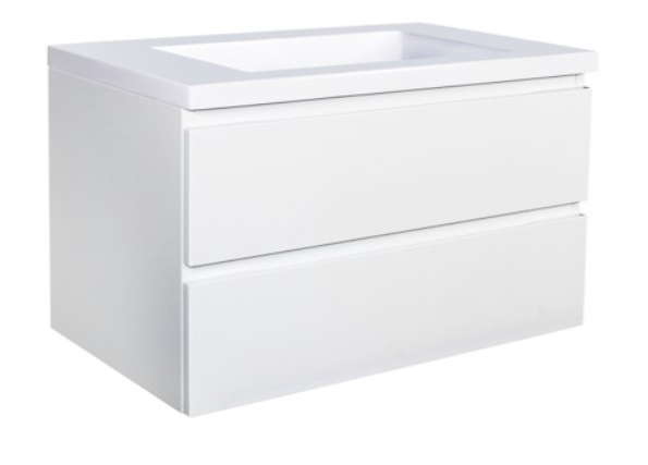 Riva 900mm PVC Wall Hung Vanity